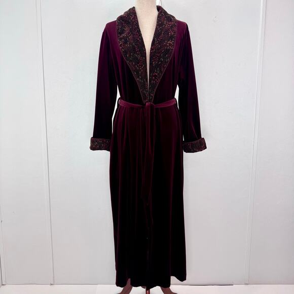 Kimberly Gale | Intimates & Sleepwear | Vtg Kimberly Gale Burgundy ...